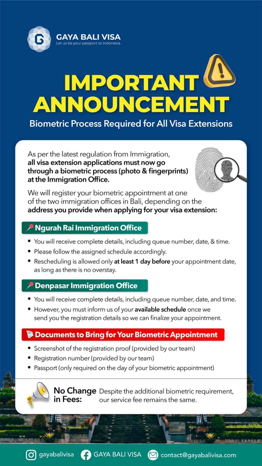 C22A/C22B Internship Visa: 180 days in Indonesia, No Extension!