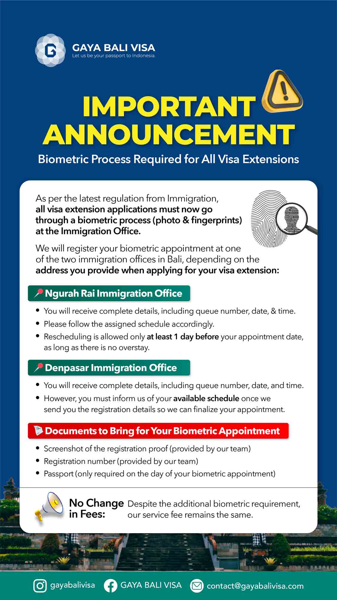 C22A/C22B Internship Visa: 180 days in Indonesia, No Extension!