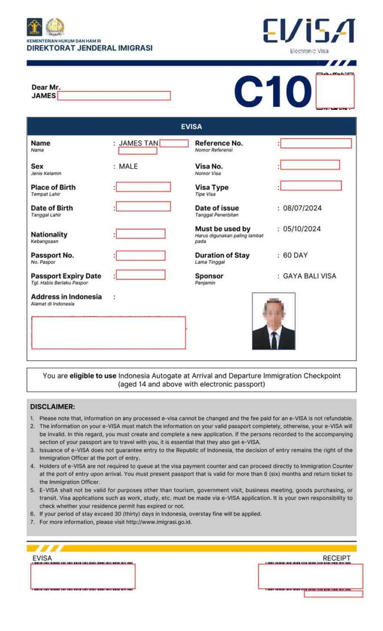 C11 Exhibitor Visa - Stay in Indonesia/Bali for exhibitions!