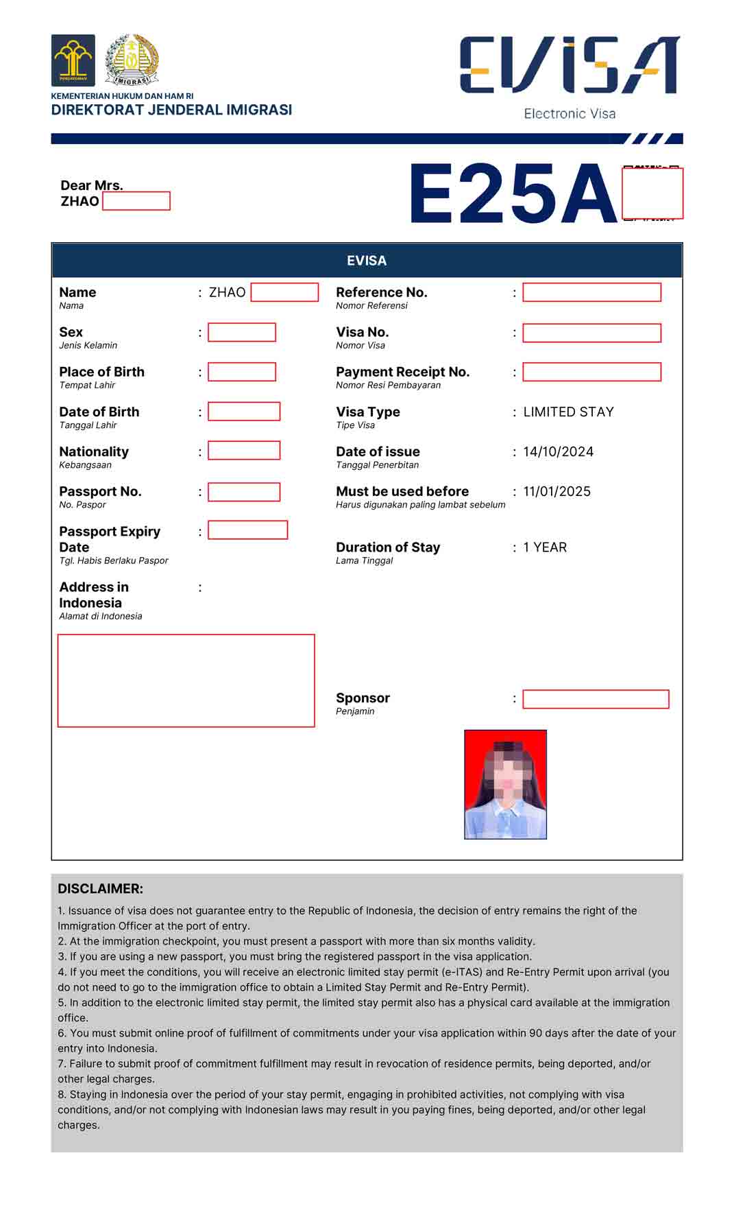 E25 Working KITAS 1 Year: Work Legally in Bali/Indonesia